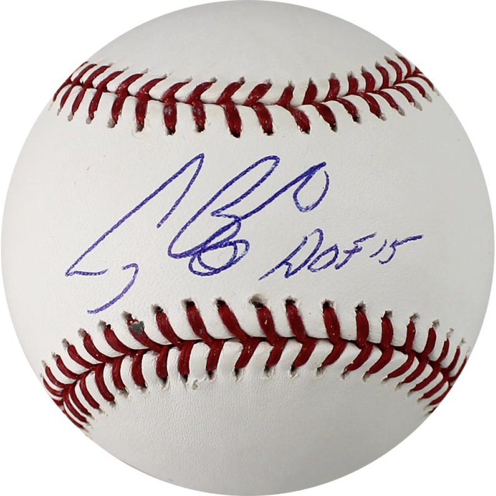 Craig Biggio Signed OML Baseball Inscribed "HOF 15" (Tristar ...