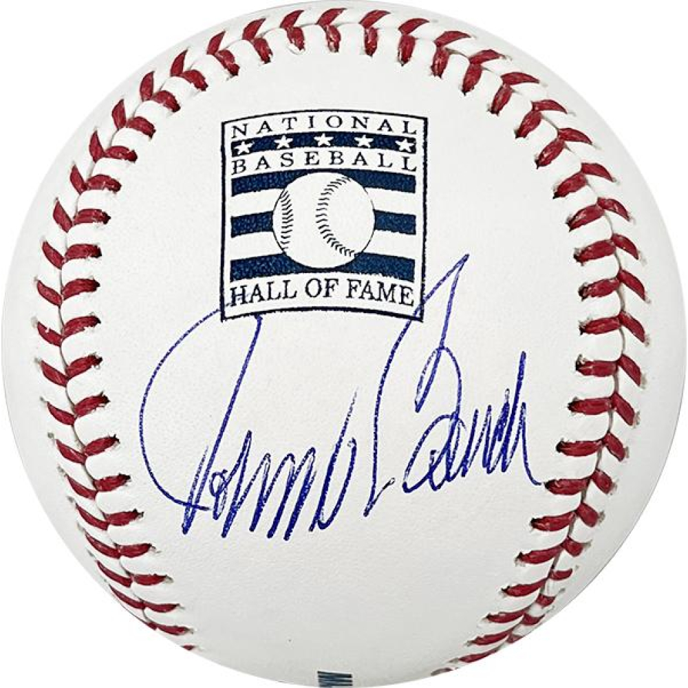 Johnny Bench Signed OML Hall of Fame Logo Baseball (Tristar) | Pristine ...