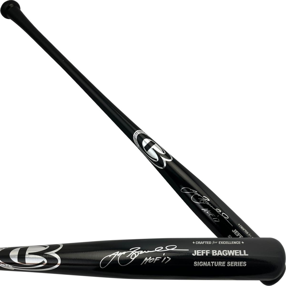 Jeff Bagwell Signed Cooperstown Signature Series Bat Inscribed "HOF 17 ...