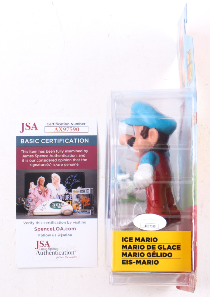 Charles Martinet Signed "Super Mario" Mario With Ice Flower Mini Action ...