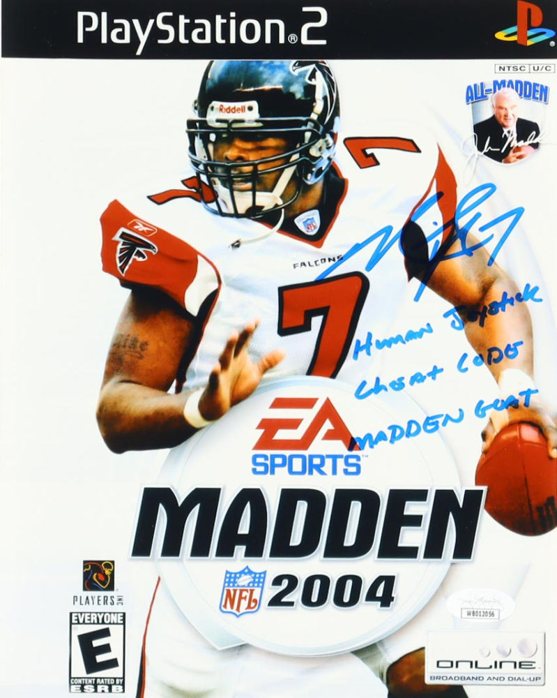 Michael Vick Signed "Madden 2004" Falcons 8x10 Photo Inscribed "Human ...