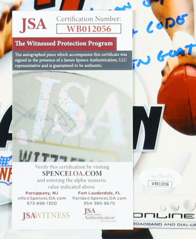 Michael Vick Signed "Madden 2004" Falcons 8x10 Photo Inscribed "Human ...