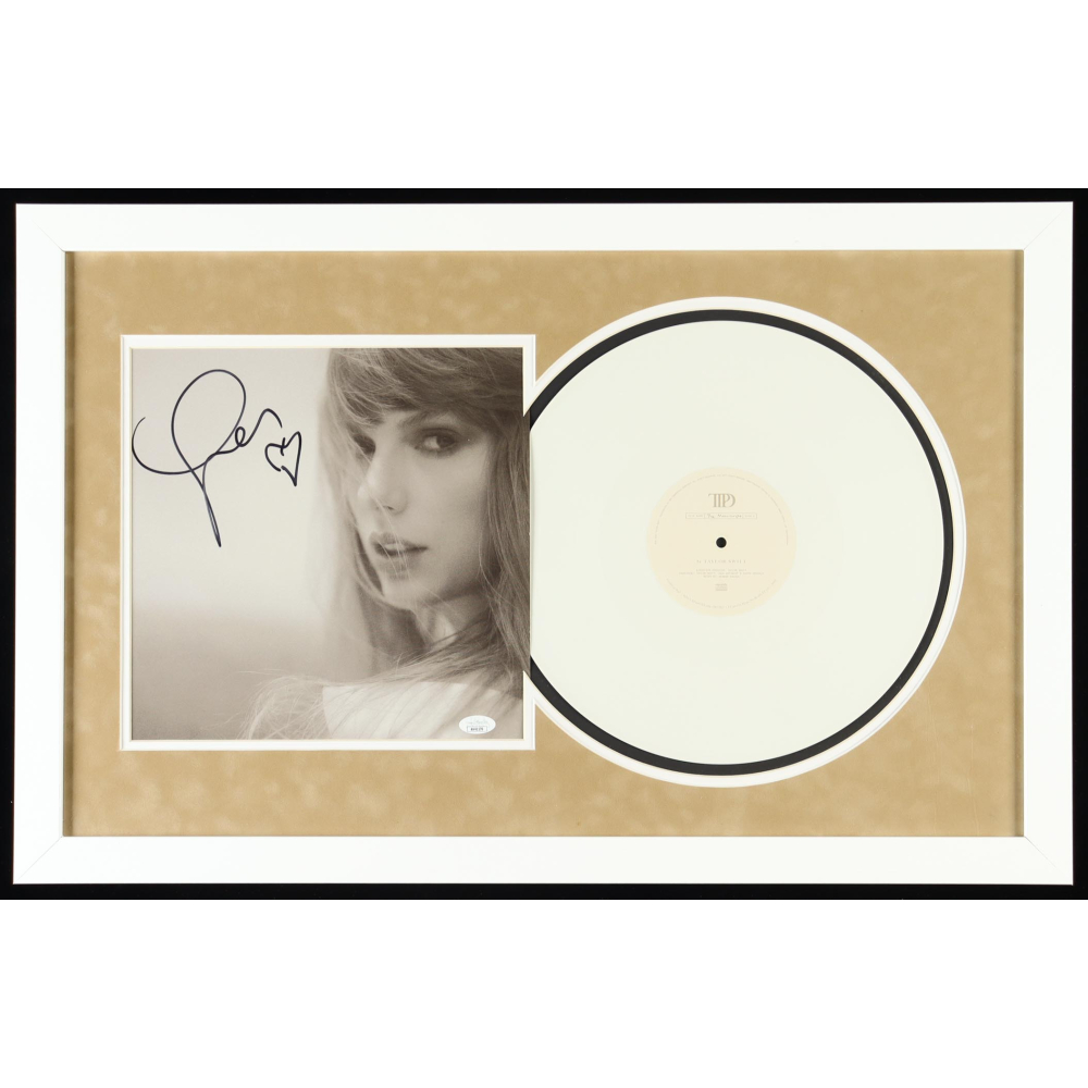 Taylor Swift Signed Custom Framed "Tortured Poets Department" Vinyl ...