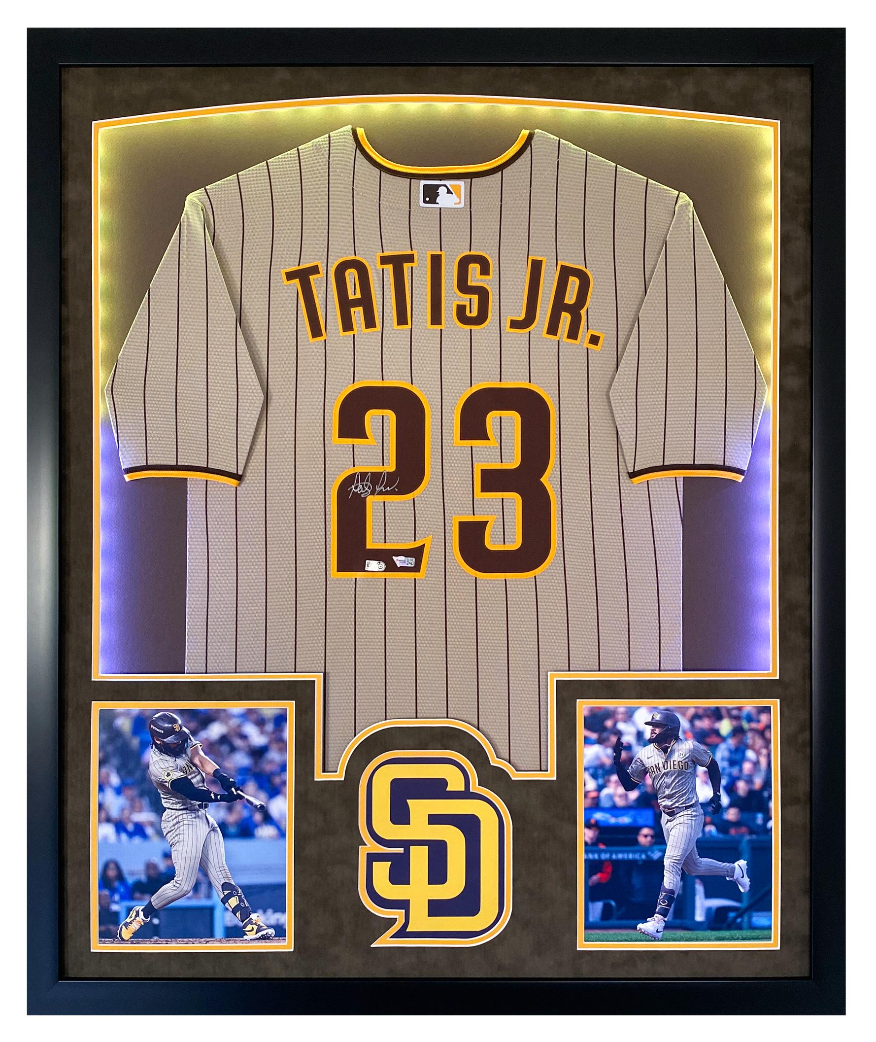 Fernando Tatis Jr. Signed Padres Custom Framed LED Jersey Display (Fanatics) | Pristine Auction