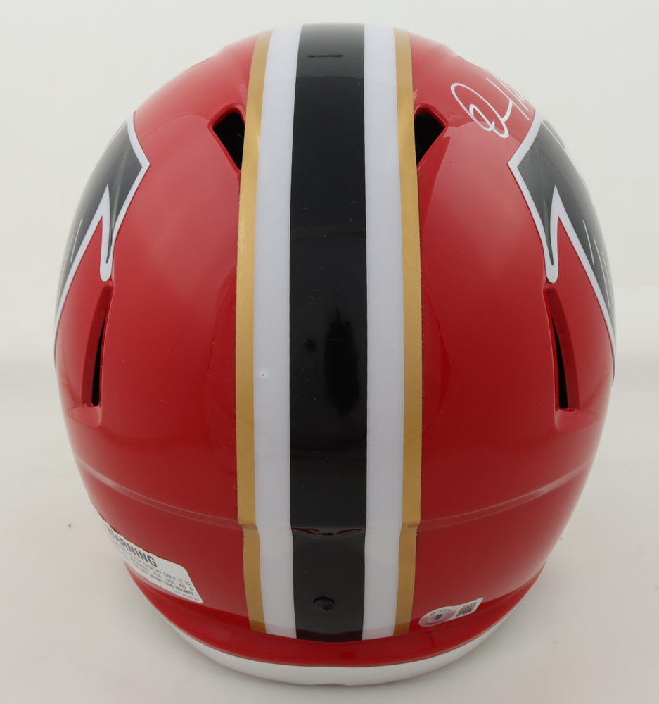 Desmond Ridder Signed Falcons Full-Size Throwback Alternate Speed ...