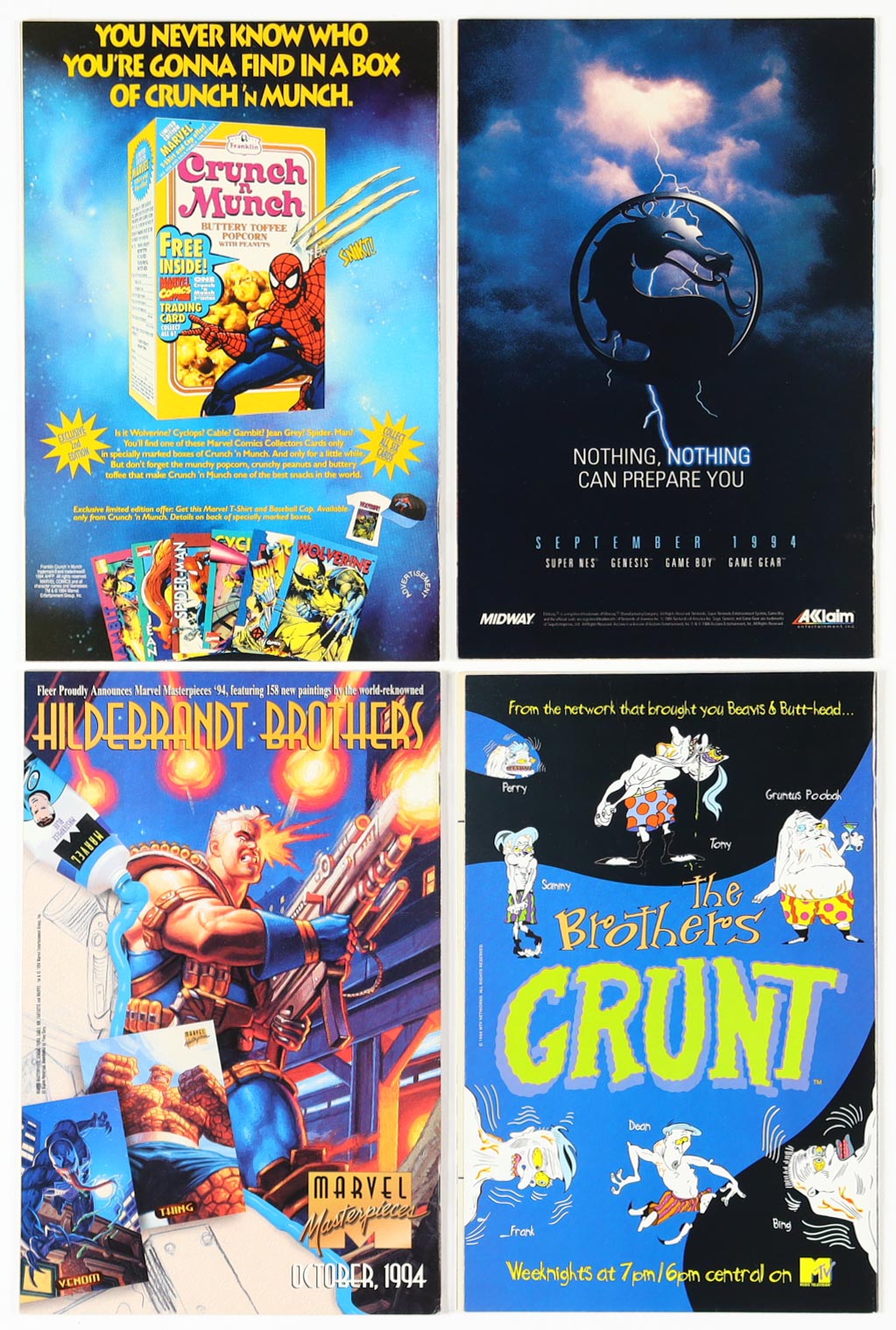 Complete Set of (4) 1994 "Deadpool: X-Men Limited Series" Issue #1-4 ...