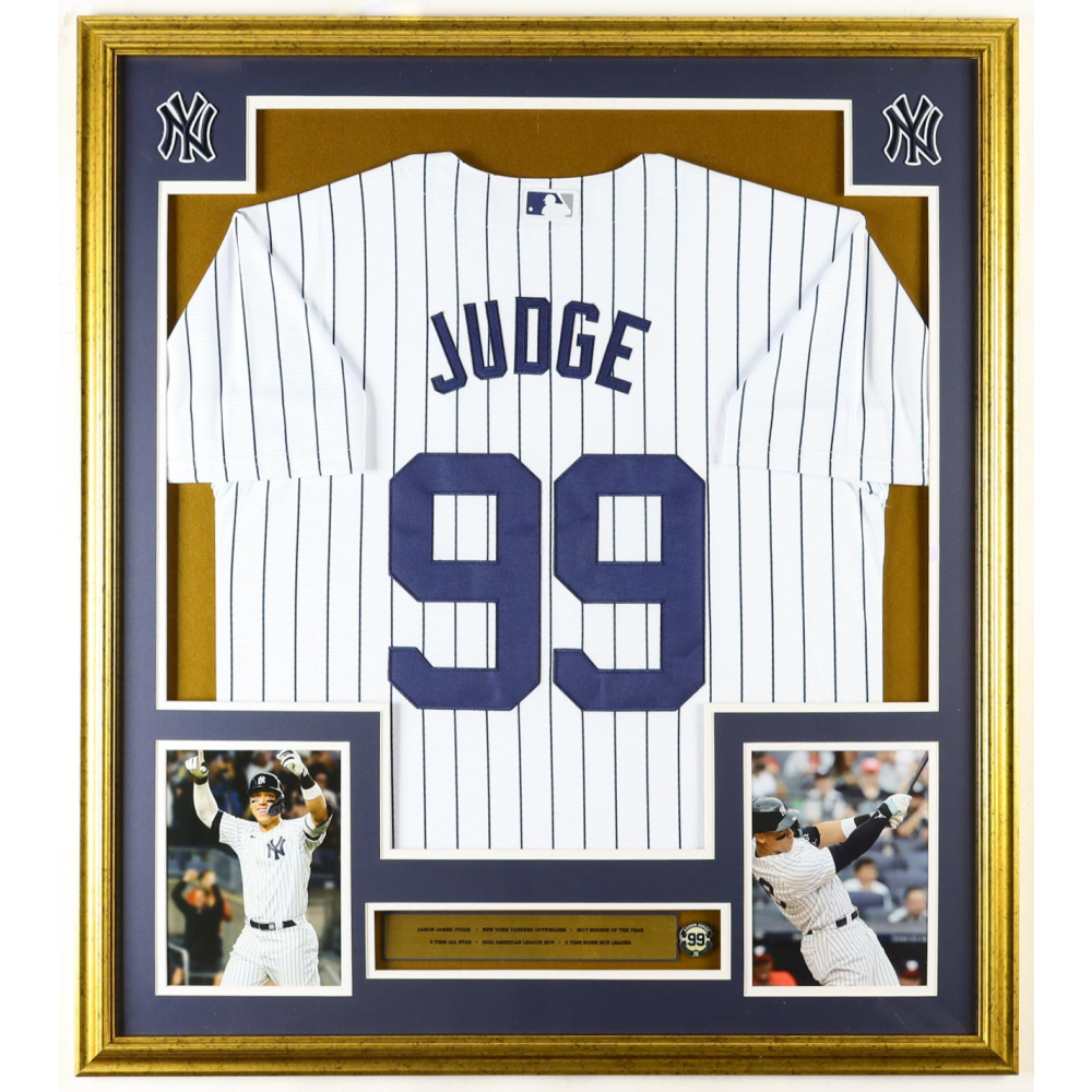 Aaron Judge Custom Framed Yankees Jersey with Aaron Judge #99 Player ...