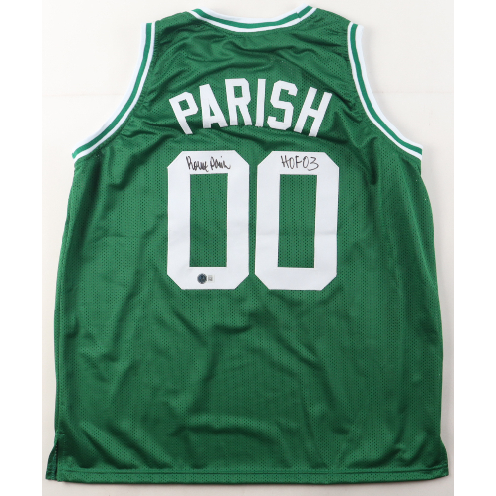 Robert Parish Signed Jersey Inscribed "HOF 03" (Beckett) | Pristine Auction