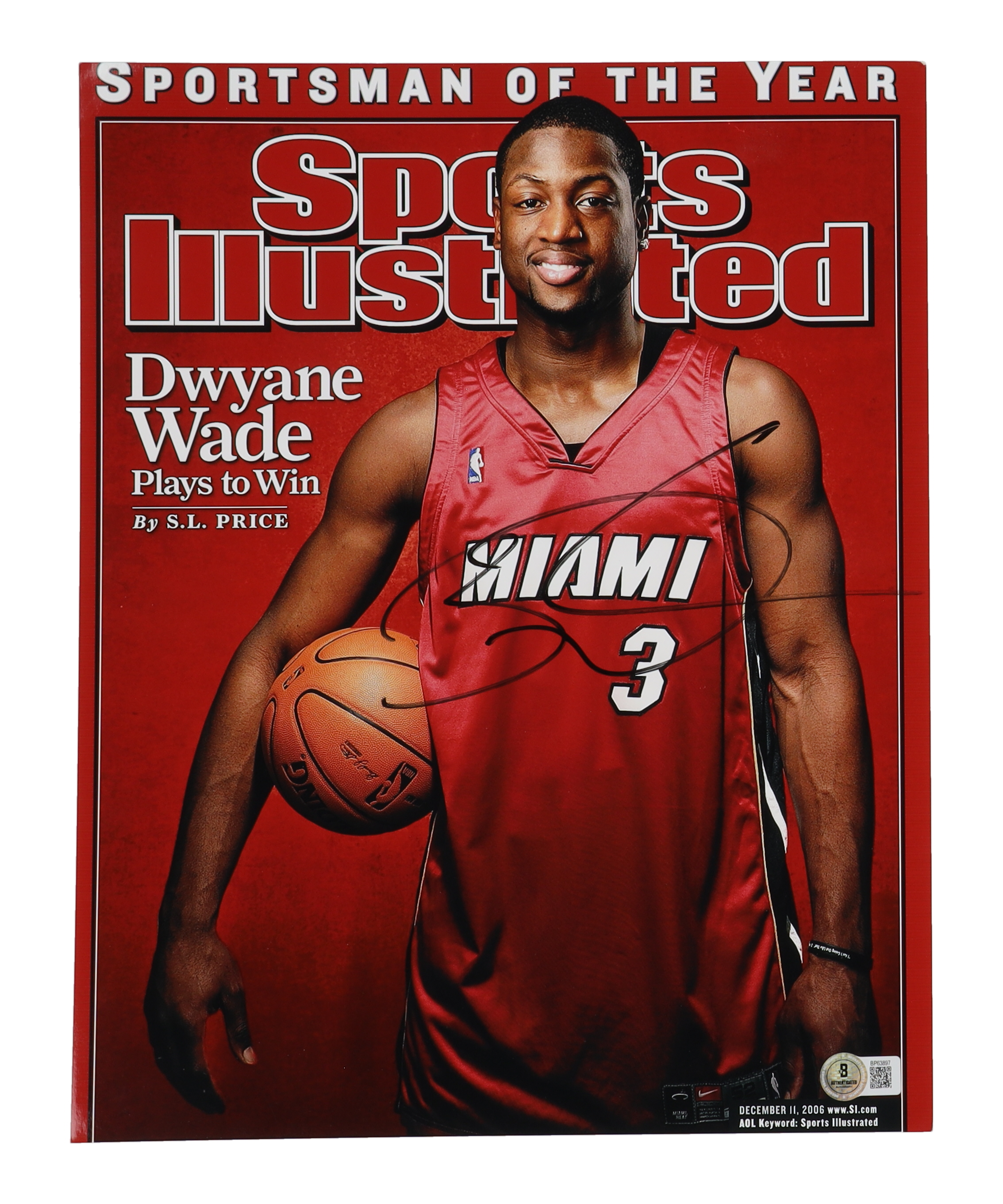 Dwayne Wade Signed Heat 11x14 Photo (Beckett) | Pristine Auction