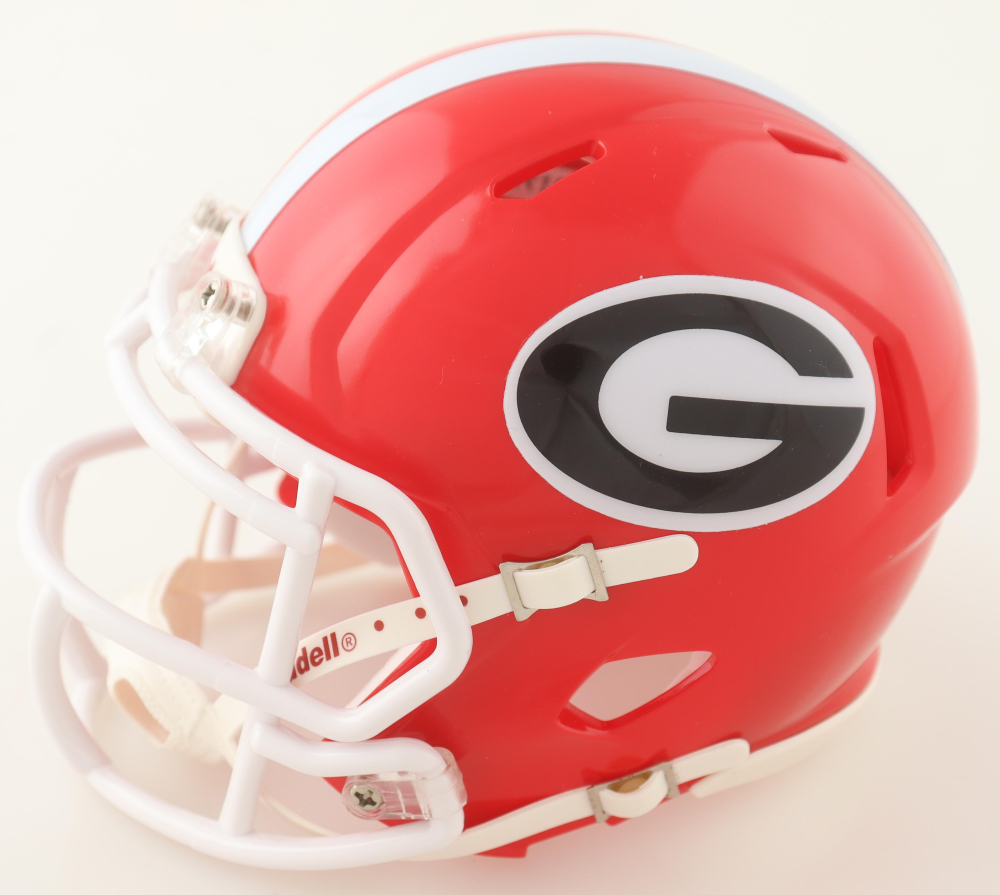 Javon Bullard Signed Georgia Bulldogs Speed Mini Helmet (JSA ...