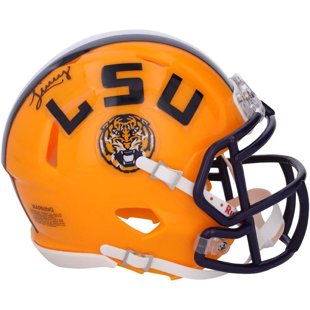 Livvy Dunne Signed LSU Tigers Speed Mini Helmet (Fanatics) | Pristine ...