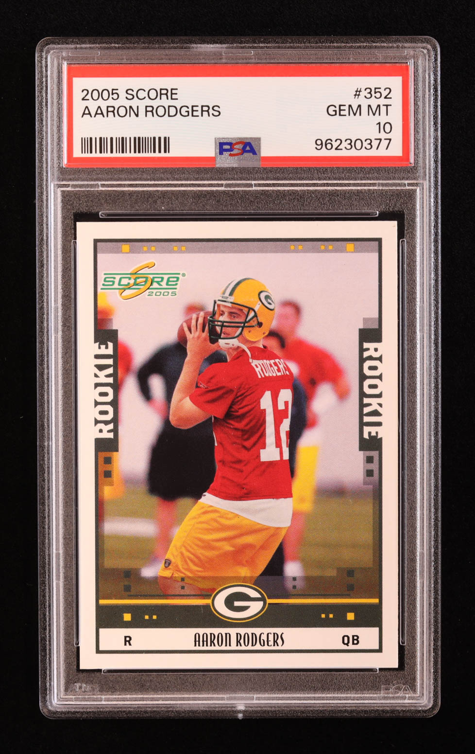 Aaron Rodgers 2005 Score #352 RC (PSA 10) | Pristine Auction