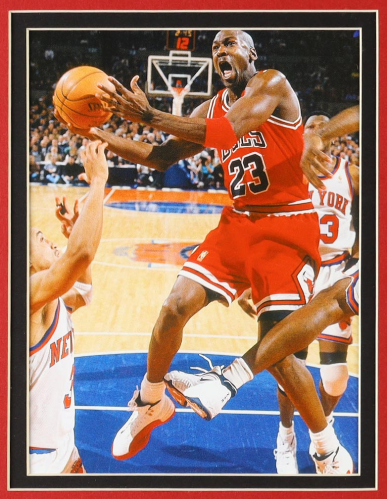 Michael Jordan Custom Framed Jersey Display With (2) Pins & (2) Cloth ...