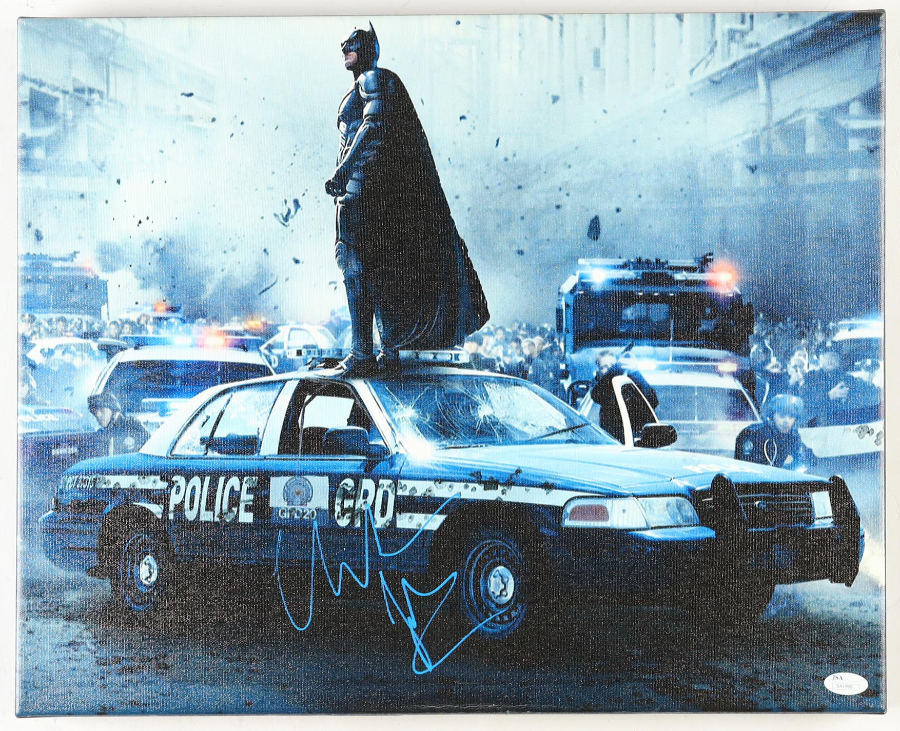 Christian Bale Signed "Batman" Canvas Print (JSA) | Pristine Auction