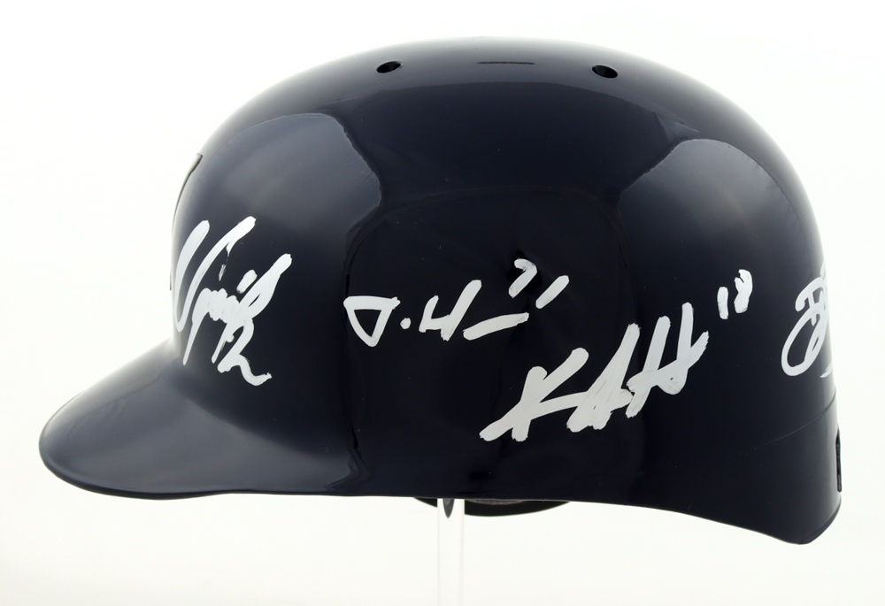 2022 Brewers Full-Size Batting Helmet Team-Signed By (6) With Luis ...