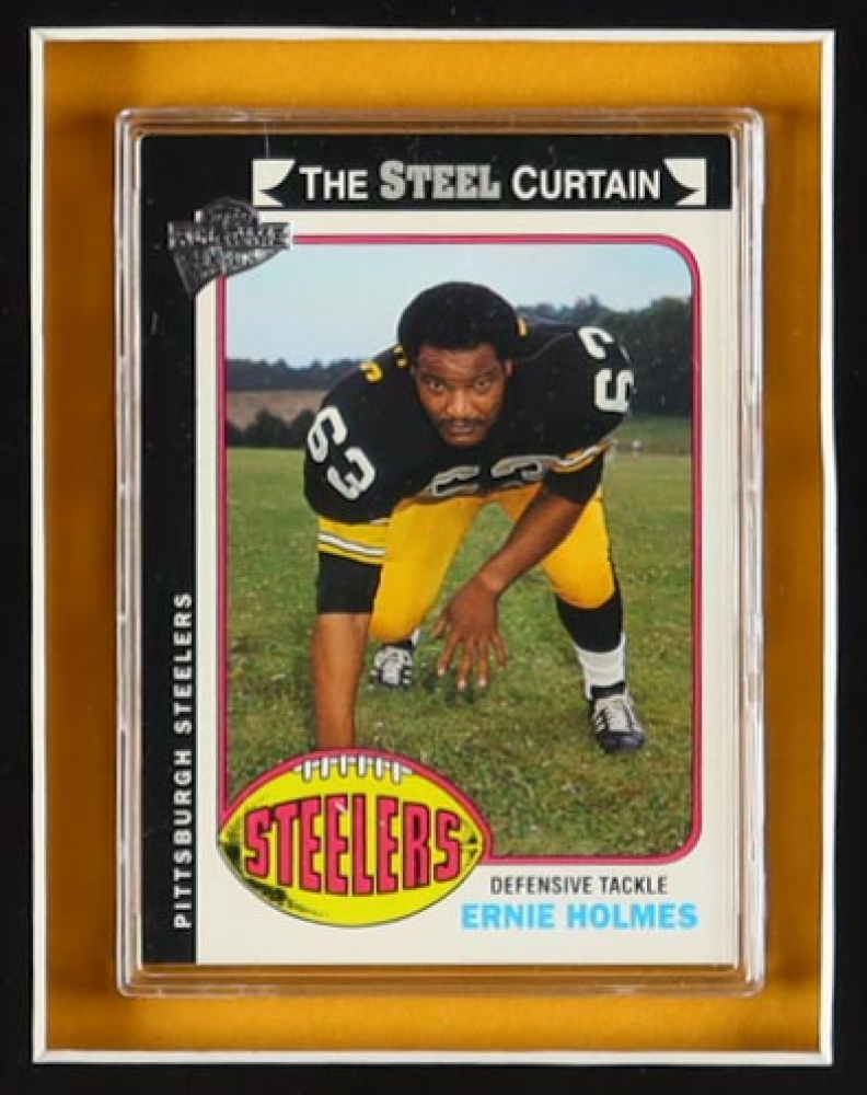 Steelers Custom Framed Photo Display Signed by (4) with Dwight White ...