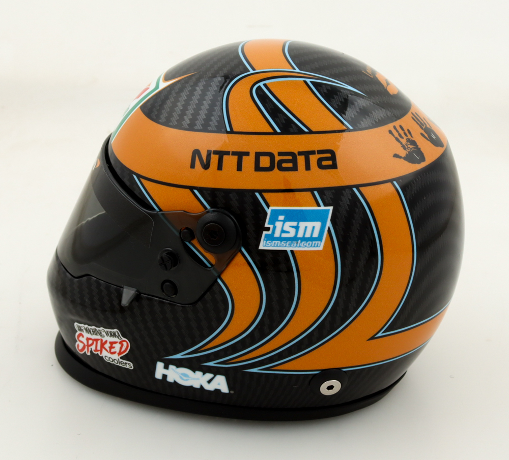 Tony Kanaan NTT Indycar Series 1:2 Scale Mini Helmet | Pristine Auction