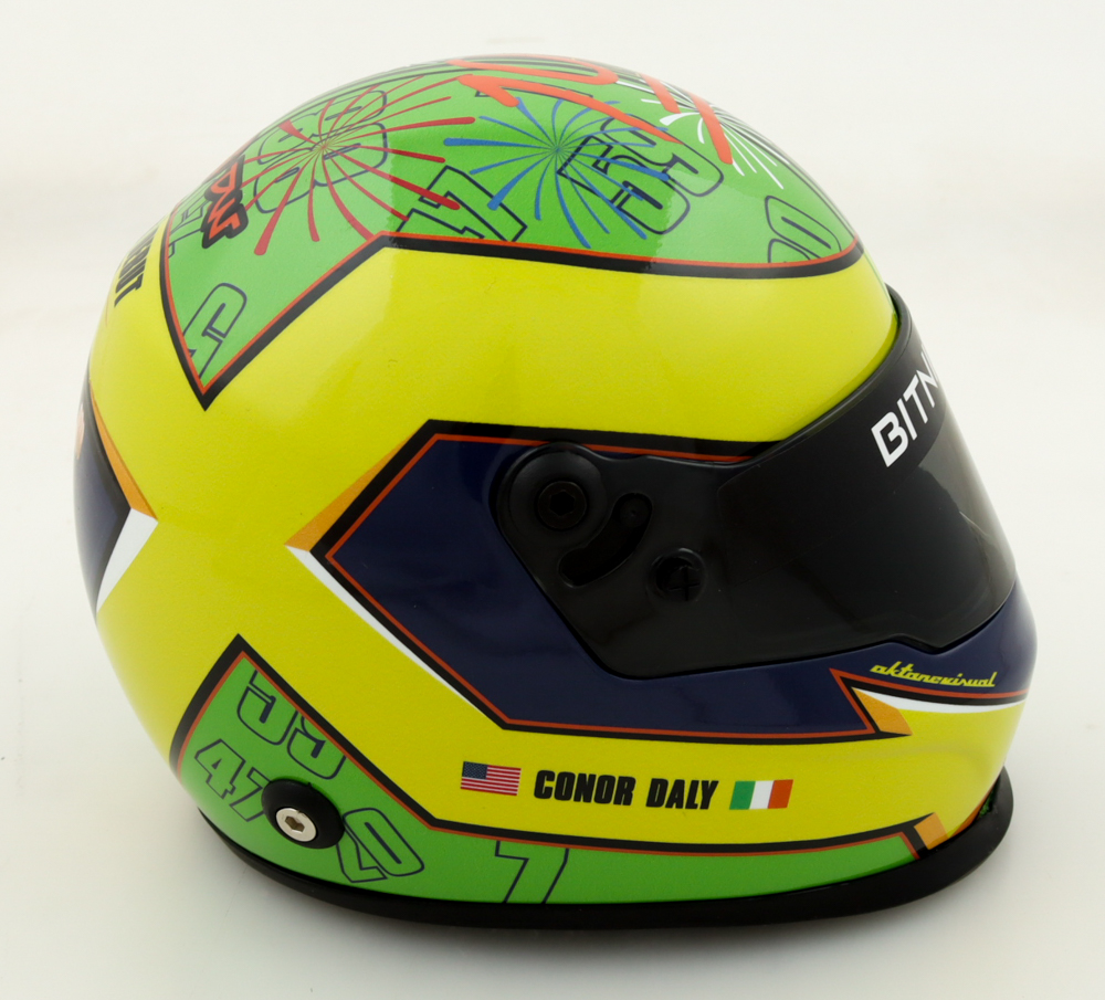 Conor Daly Indycar Series 1:2 Scale Mini Helmet | Pristine Auction