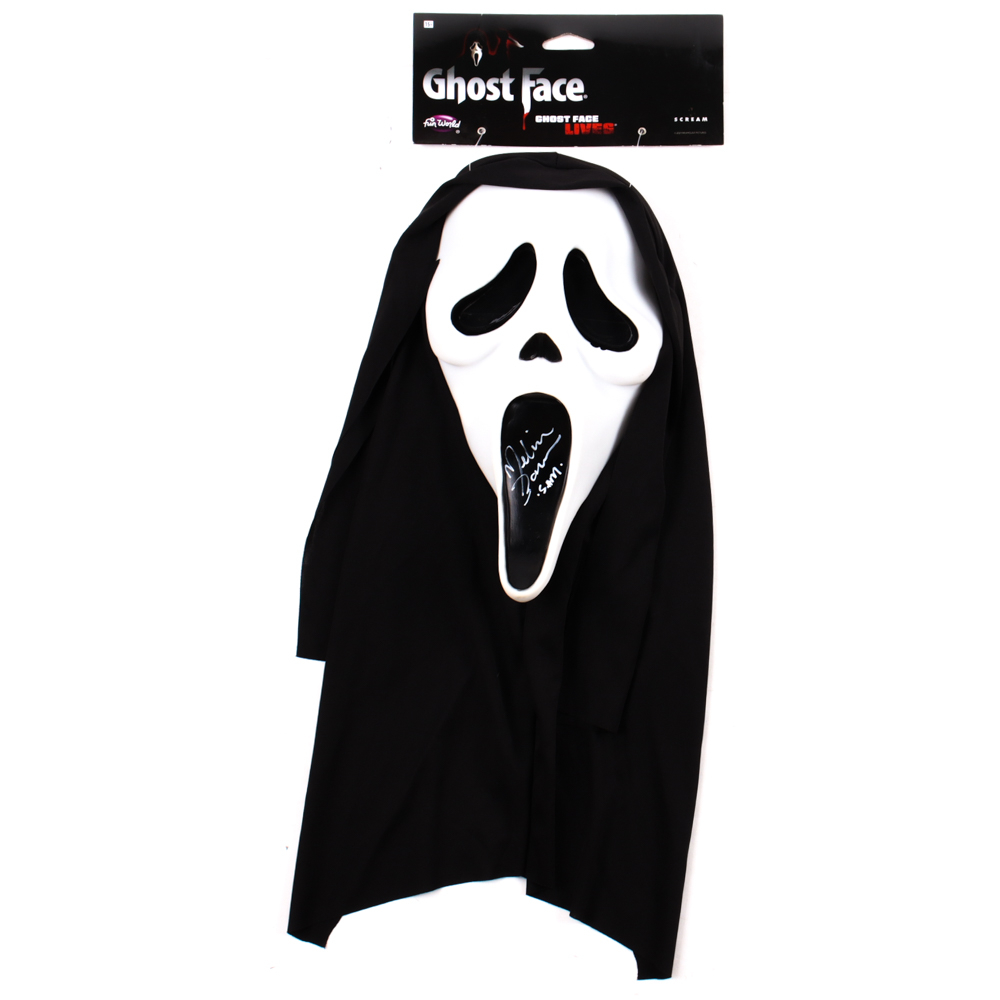 Melissa Barrera Signed "Scream" Ghostface Mask Inscribed "Sam" (JSA ...