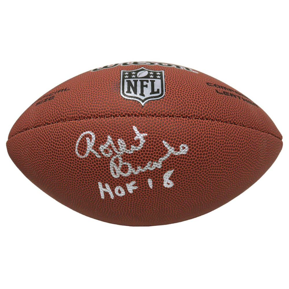Robert Brazile Signed NFL Football Inscribed "HOF 18" (Schwartz ...