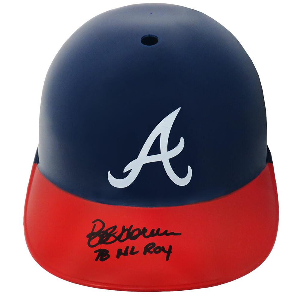 Bob Horner Signed Braves Full-Size Batting Helmet Inscribed "78 NL ROY ...