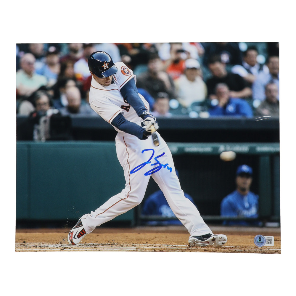 George Springer Signed Astros 11x14 Photo (Beckett) | Pristine Auction