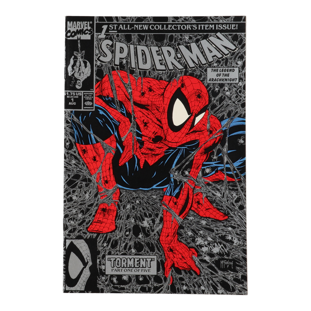 1990 "Spider-Man: Torment" Issue #1 Silver Variant Marvel Comic Book ...