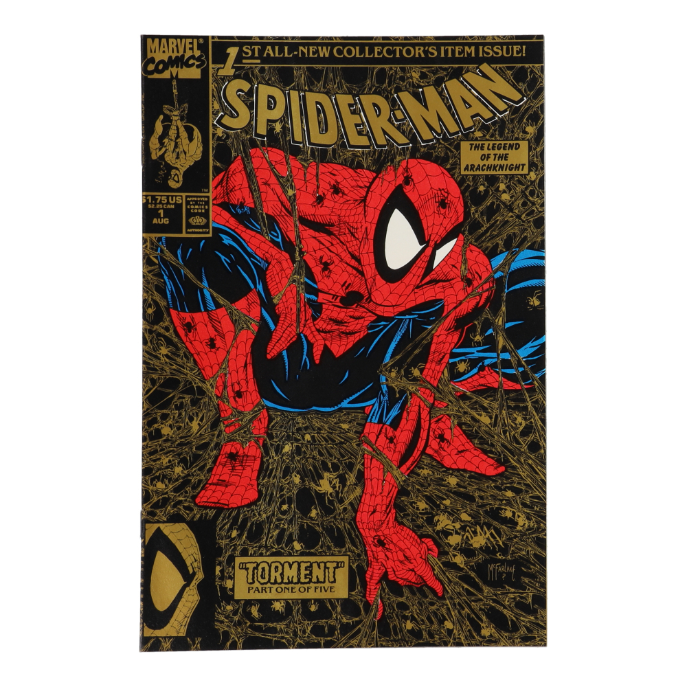 1990 "Spider-Man: Torment" Issue #1 Gold Variant Marvel Comic Book ...