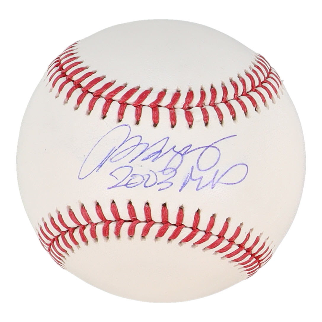 Alex Rodriguez Signed OML Baseball Inscribed "2003 MVP" (JSA ...