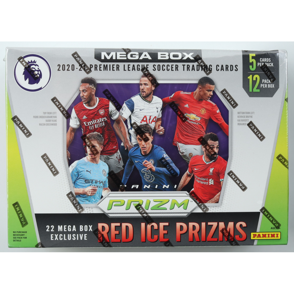 2020-21 Panini Prizm Premier League Soccer Mega Box With (12) Packs ...