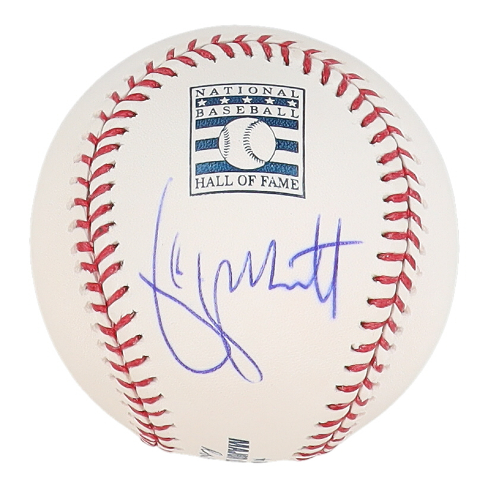 George Brett Signed OML Hall Of Fame Logo Baseball (Beckett) | Pristine ...