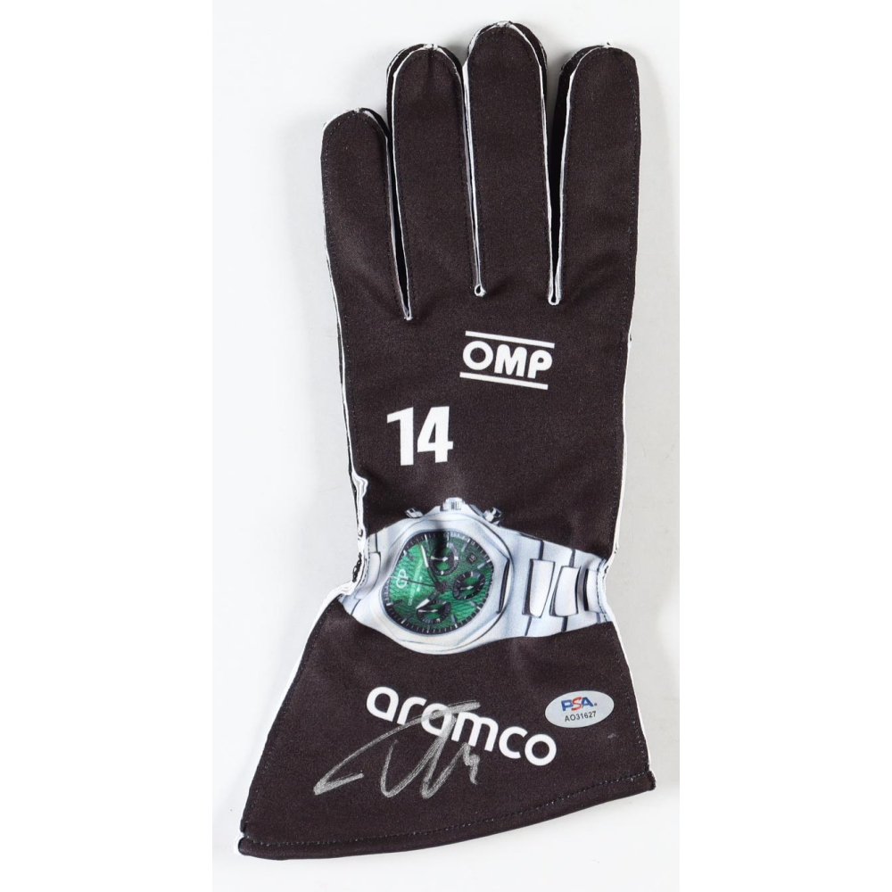 Fernando Alonso Signed OMP Racing Glove (PSA) | Pristine Auction