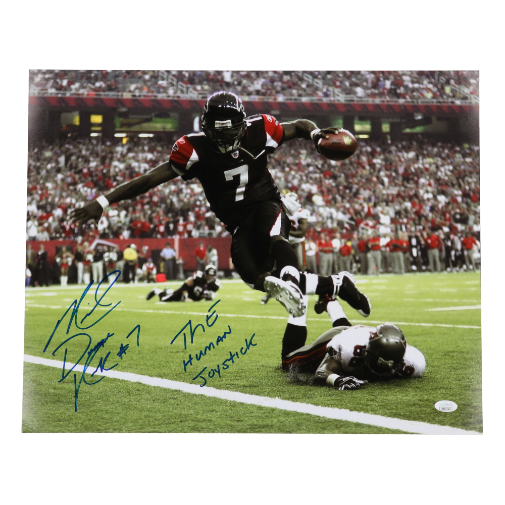 Michael Dwayne Vick Signed Falcons 16x20 Photo Inscribed "The Human ...