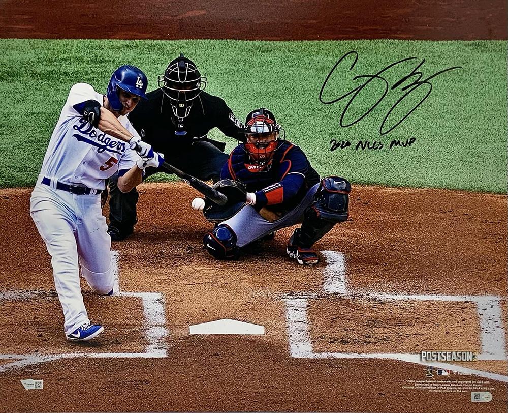 Corey Seager Signed Dodgers 16x20 Photo Inscribed "2020 NLCS MVP" (MLB ...