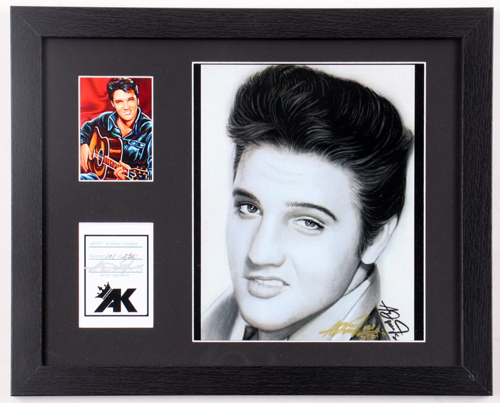 "Elvis Presley" LE Custom Framed Lithograph Print Display By Anthony ...