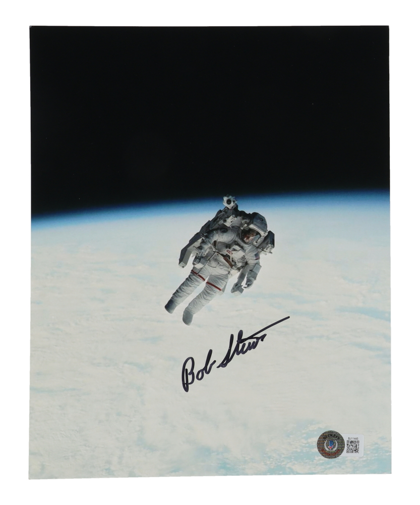 Bob Stewart Signed NASA 8x10 Photo (Beckett) | Pristine Auction