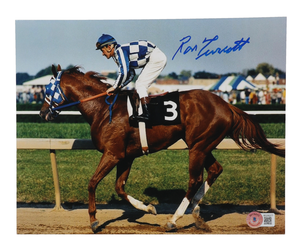Ron Turcotte Signed 8x10 Photo (Beckett) | Pristine Auction