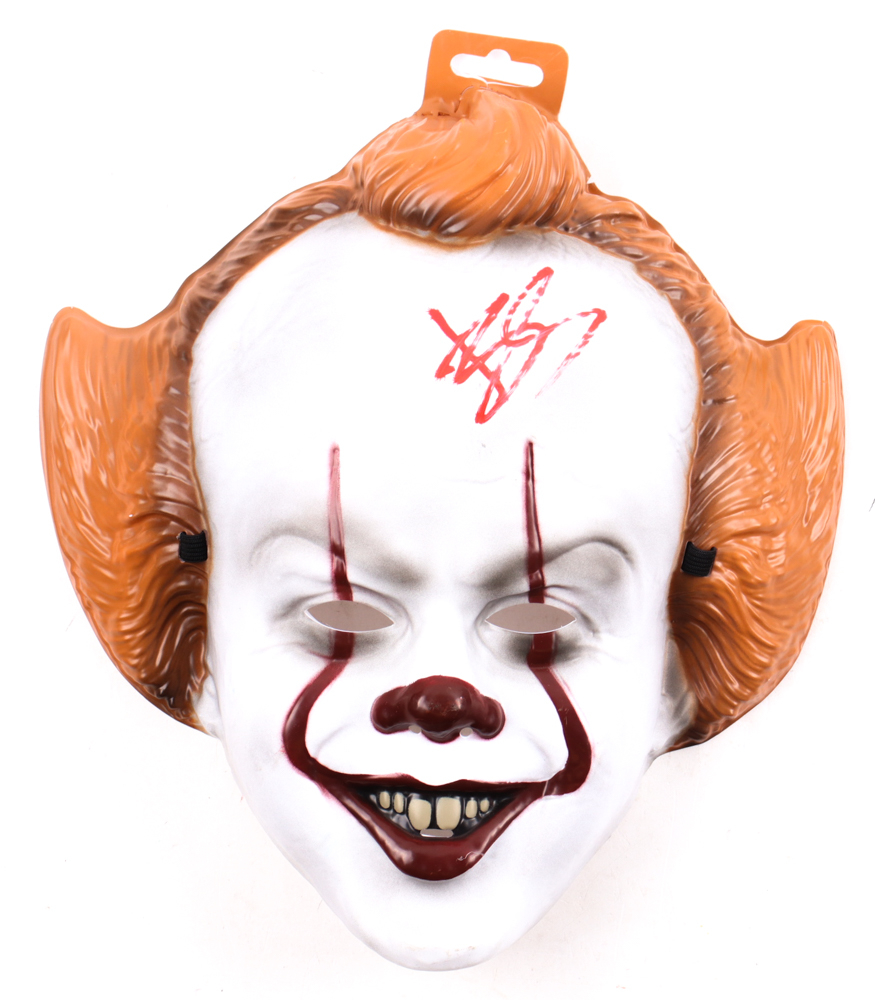 Bill Skarsgard Signed "IT" Pennywise Mask (Beckett) | Pristine Auction