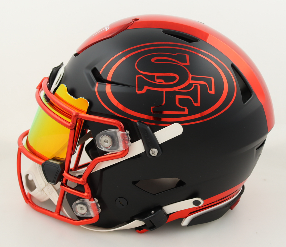 Steve Young Signed 49ers Full-Size Authentic On-Field SpeedFlex Helmet ...