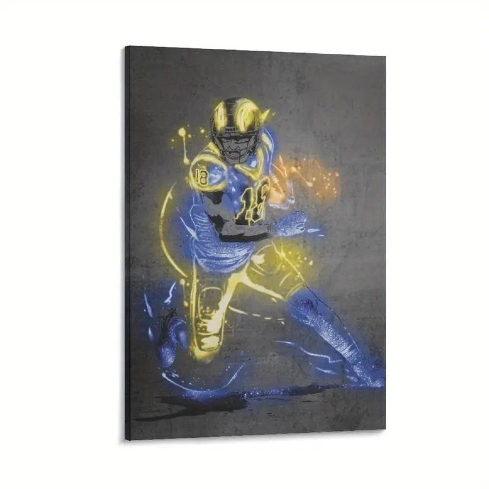 Cooper Kupp Rams Custom 16x24 Canvas | Pristine Auction