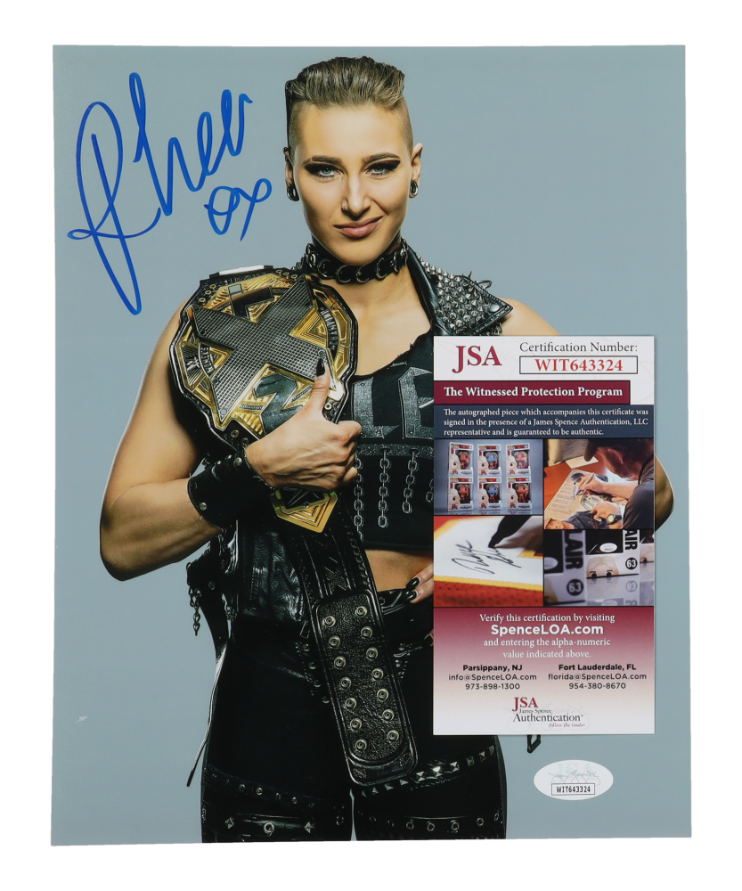 Rhea Ripley Signed WWE 8x10 Photo (JSA) | Pristine Auction