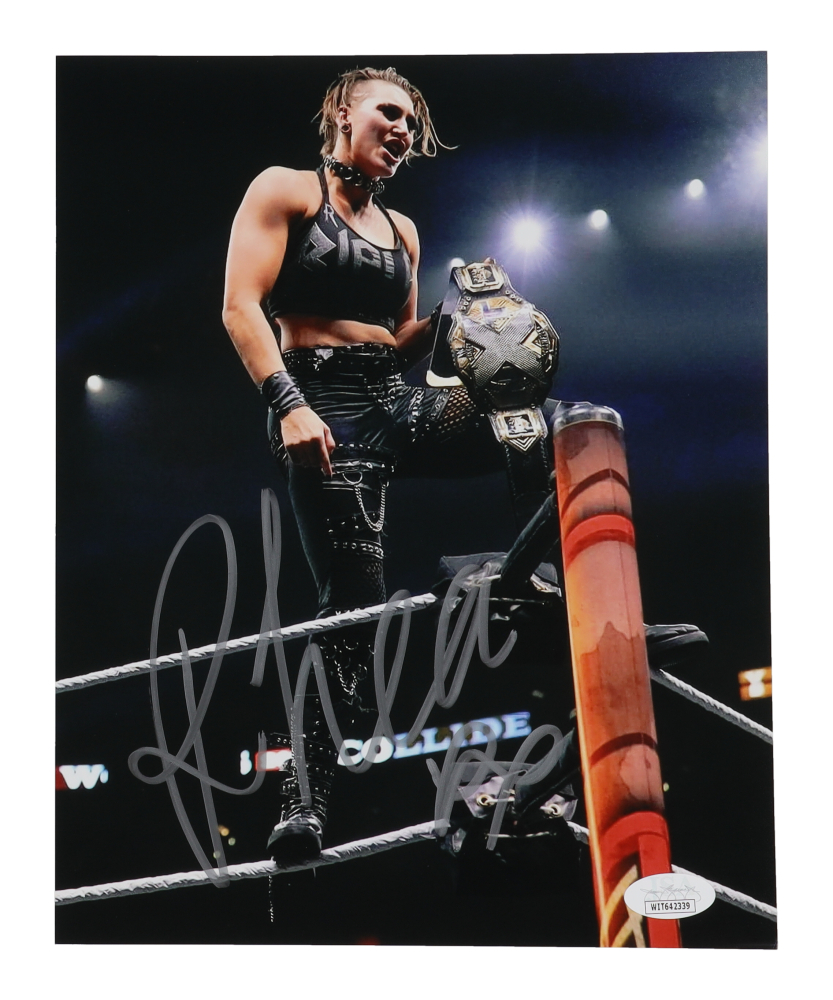 Rhea Ripley Signed WWE 8x10 Photo (JSA) | Pristine Auction