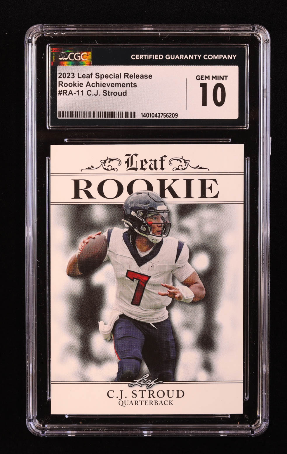CJ Stroud 2023 Leaf Special Release Rookie Achievement #RA11 RC (CGC 10 ...