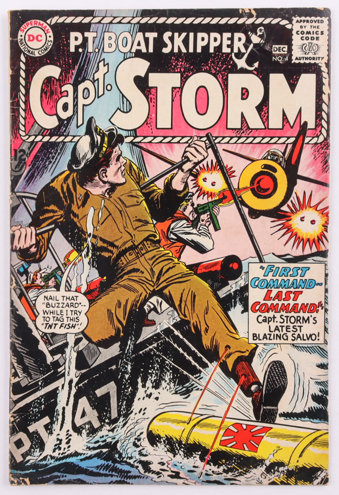 1964 "Capt. Storm" #4 DC Comic Book | Pristine Auction