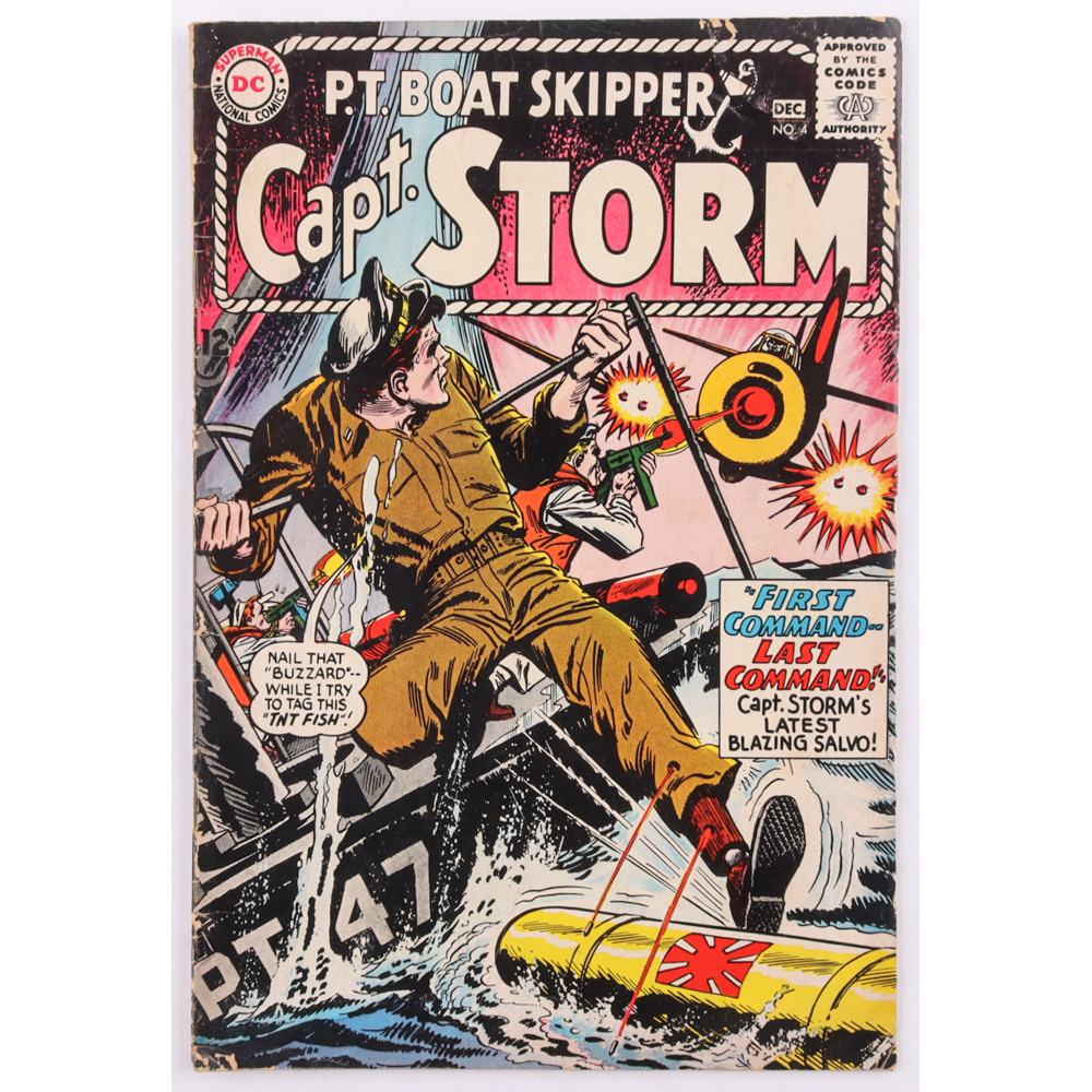 1964 "Capt. Storm" #4 DC Comic Book | Pristine Auction