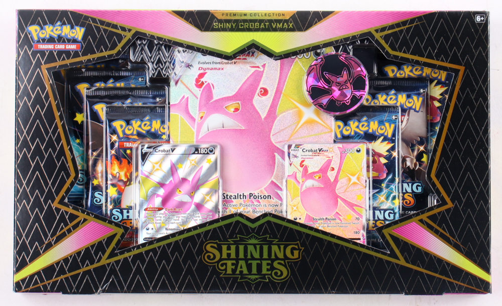 Pokemon TCG: Shining Fates Premium Collection – Shiny Crobat VMAX ...