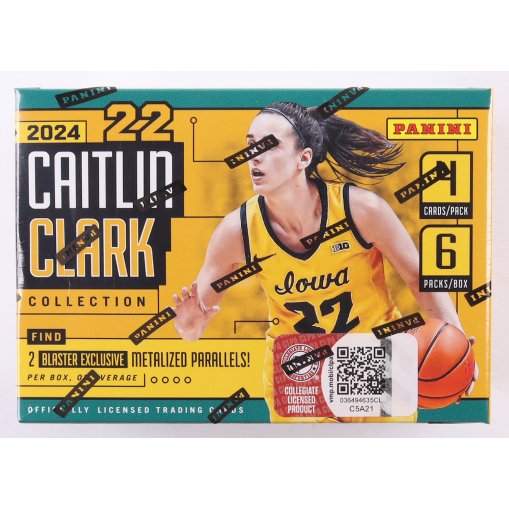 2024 Panini Caitlin Clark Collection Basketball Blaster Box With (6 ...