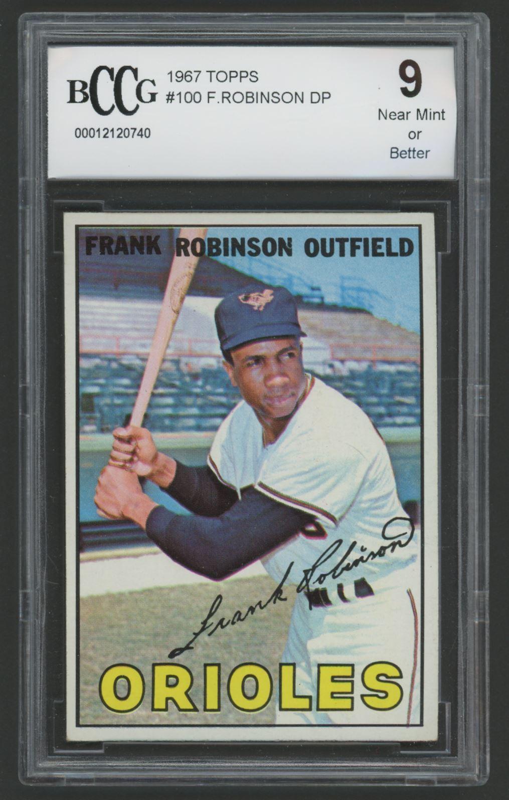Frank Robinson 1967 Topps #100 DP (BCCG 9) | Pristine Auction