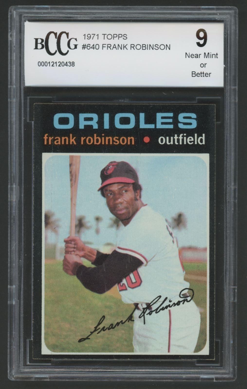 Frank Robinson 1971 Topps #640 (BCCG 9) | Pristine Auction