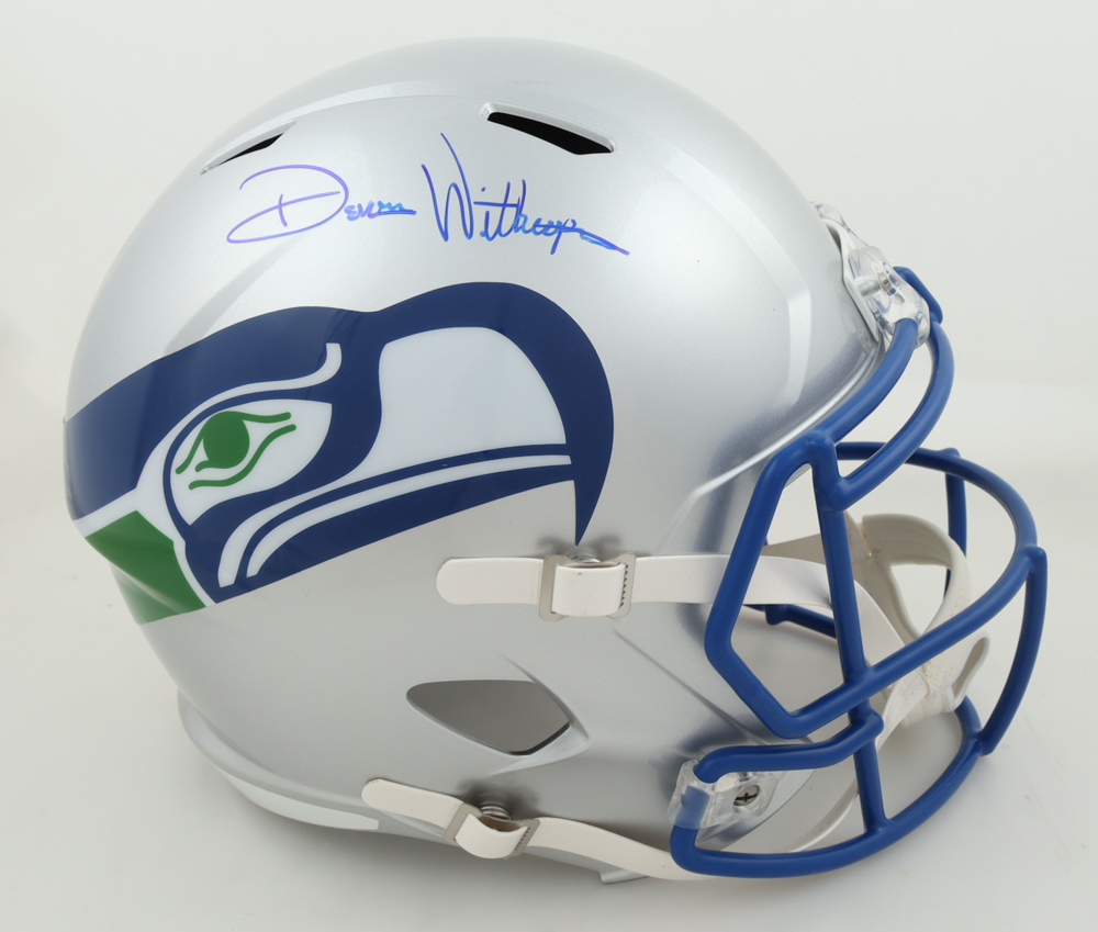 Devon Witherspoon Signed Seahawks Full-Size Speed Helmet (Beckett) | Pristine Auction